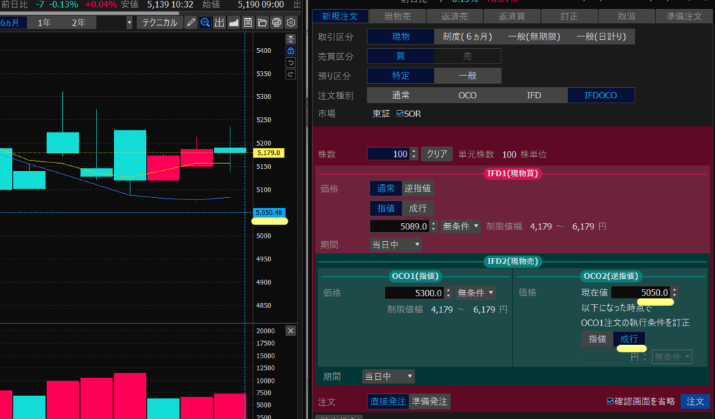 【SBI証券】ハイパーSBI2&アプリでIFDOCO注文のやり方解説